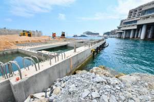 New Eco-Extension Portier Cove Takes Shape. In 2020 Land will Replace Sea