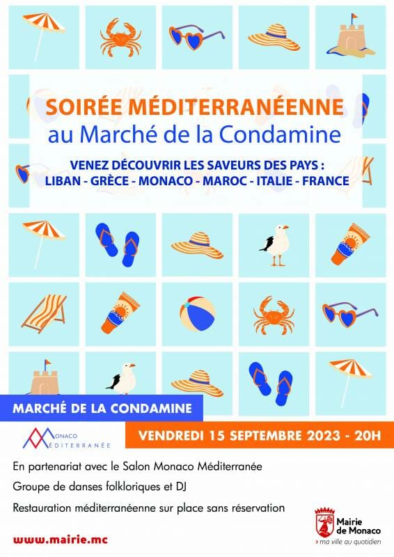 Mediterranean evening at the Condamine Market