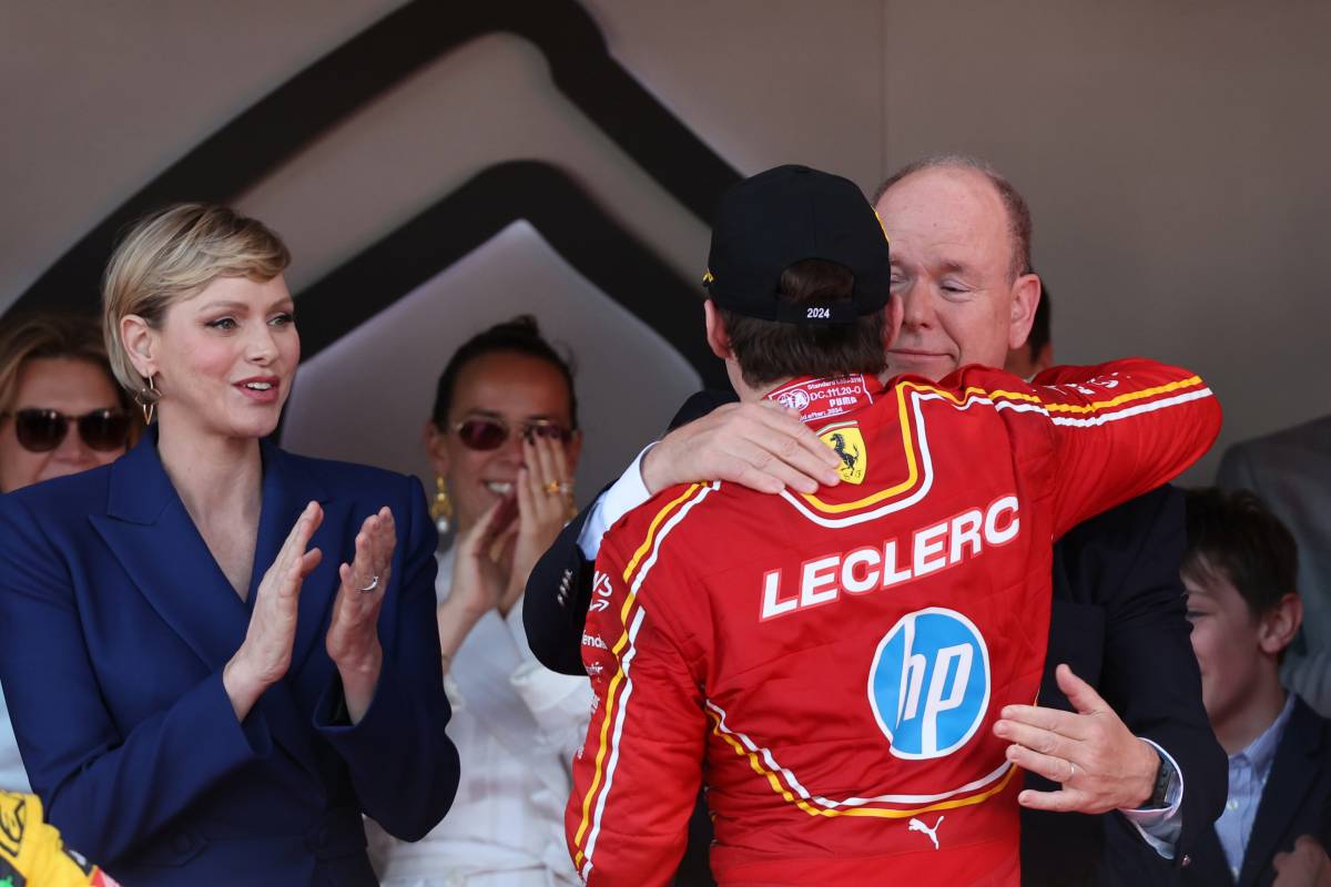 Princely Couple and Charles Leclerc attend the Grand Prix Gala
